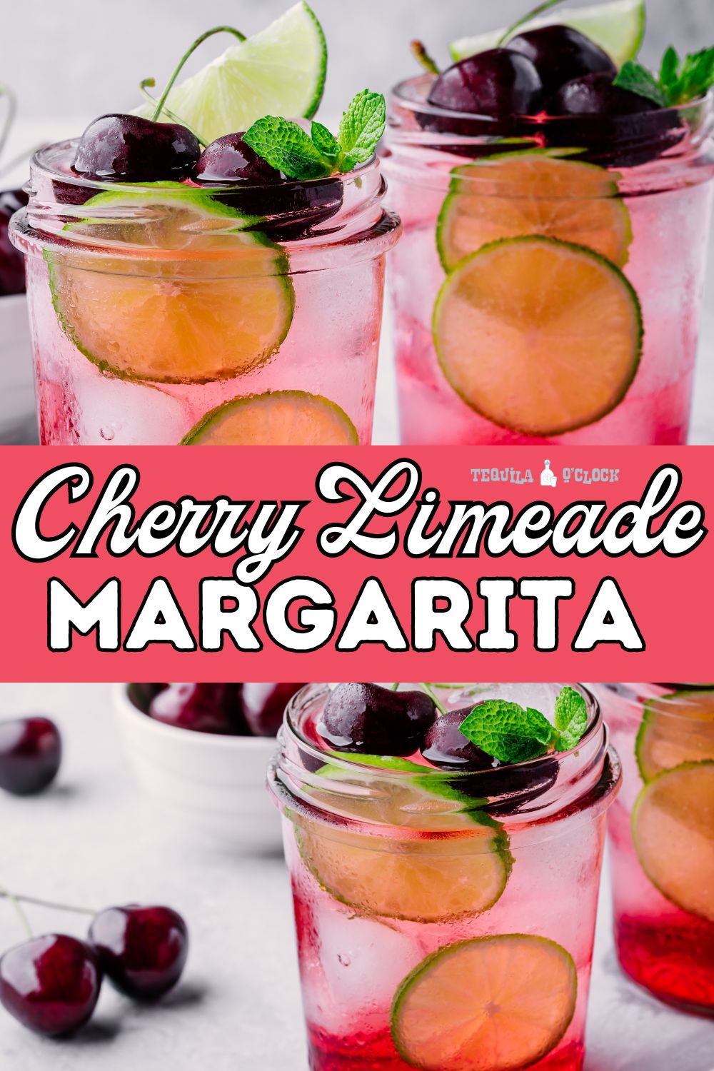 Cherry Limeade Margarita Cocktail | TequilaO'Clock