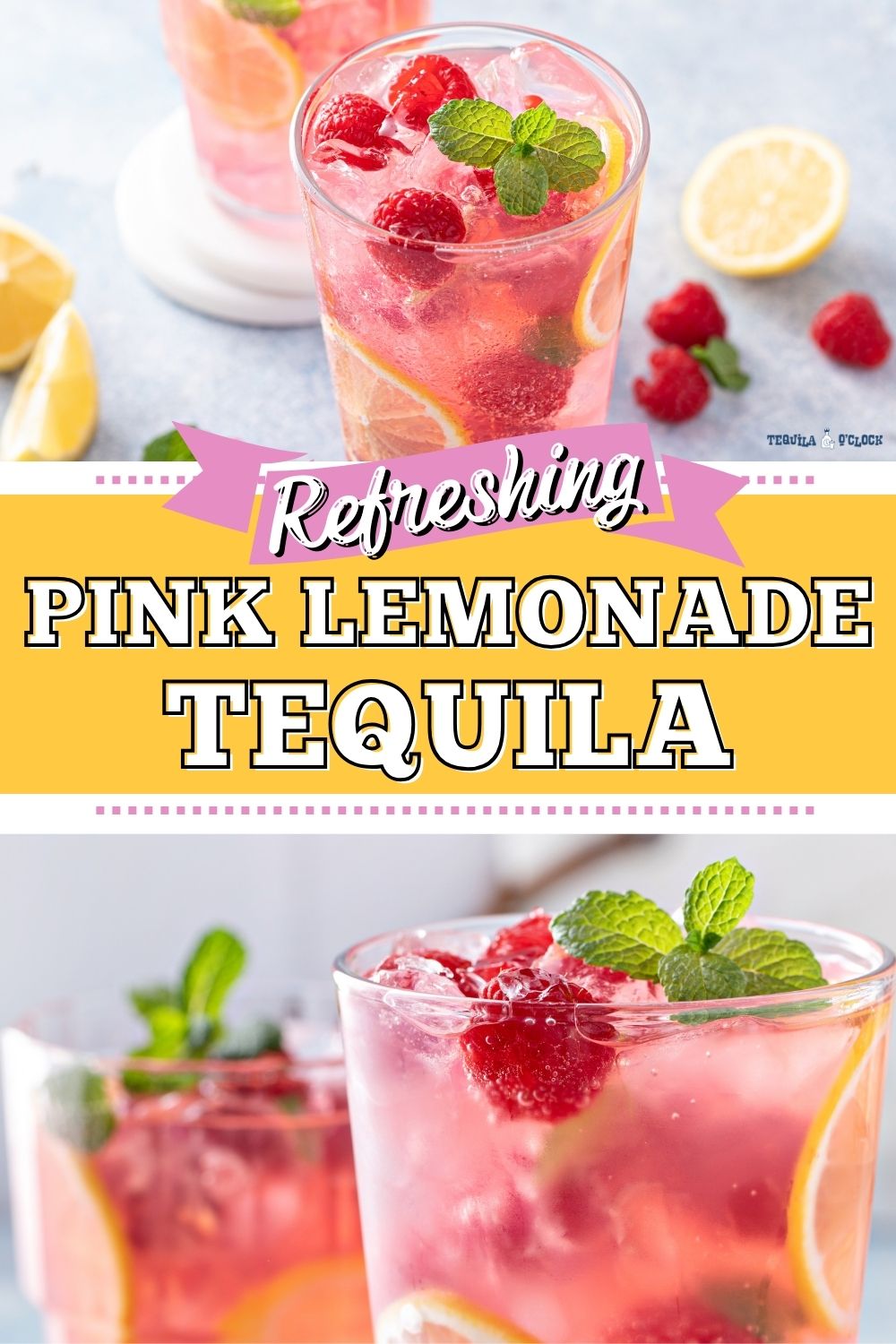 Pink Lemonade & Tequila Cocktail | Tequila O'Clock