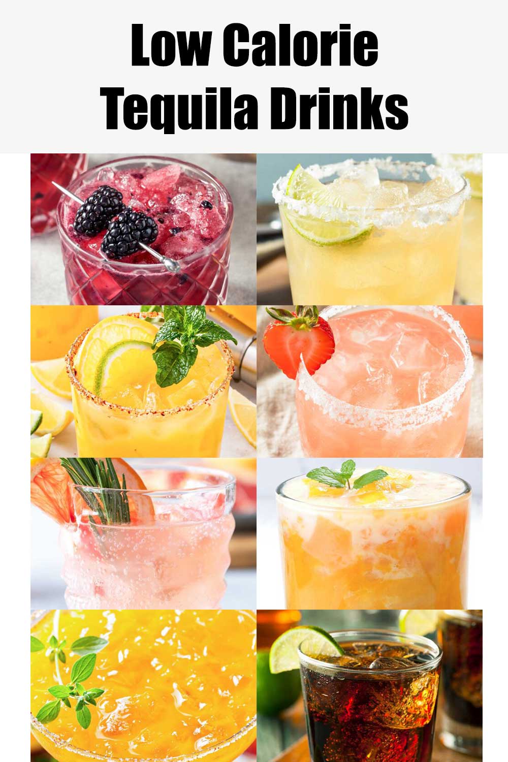 Low Calories Tequila Drinks | TequilaO'Clock