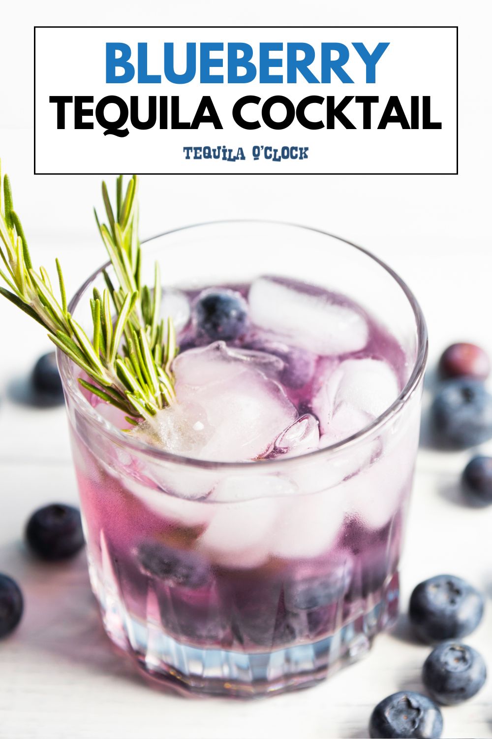 Blueberry Cocktail with Tequila